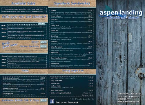 Check Out Our Menu