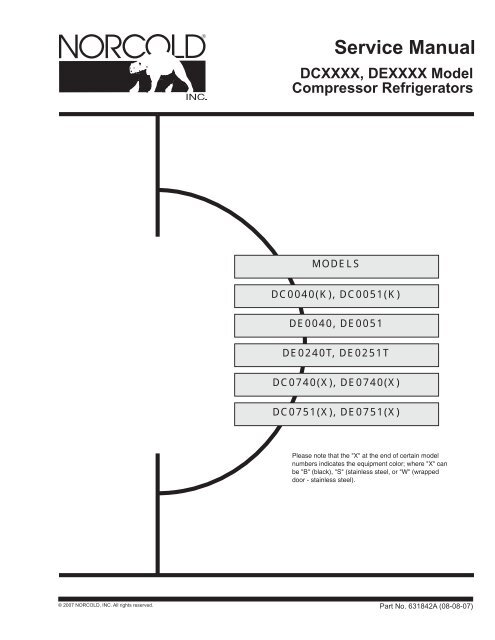 Service Manual - Thetford