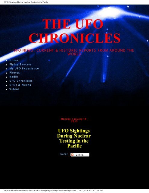 UFO sightings aboard the U.S.S. Curtiss AV-4 - Nicap