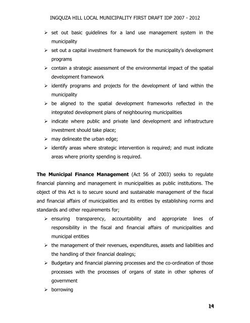 INGQUZA HILL LOCAL MUNICI