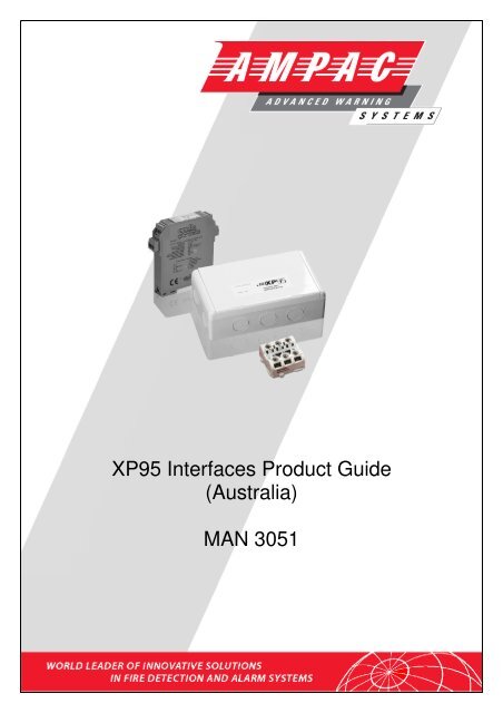 XP95 Interfaces Product Guide (Australia) MAN 3051 - Ampac