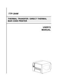 USER'S MANUAL TTP-245 Plus / TTP-343 Plus TTP-247 ... - TSC