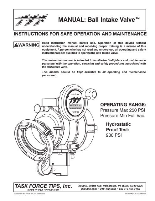 LIA-200 - Task Force Tips
