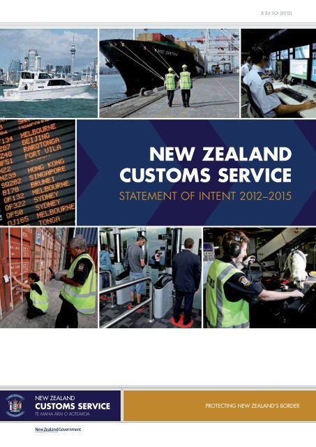 Statement of Intent 2012-2015 - New Zealand Customs Service