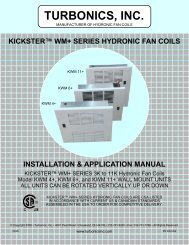 toester™ undercounter - Turbonics