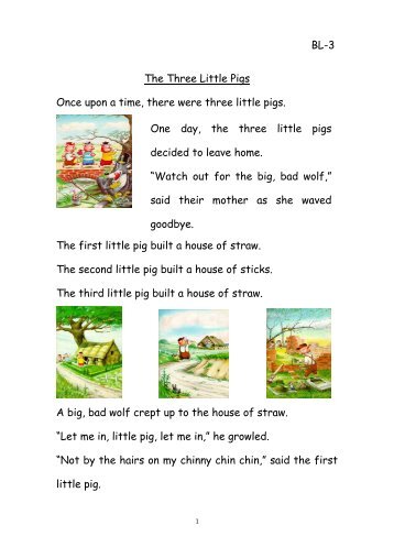 The Three Little Pigs Script the-three-little-pigs-script