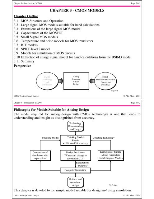 CHAPTER 3 - CMOS MODELS - Analog IC Design.org