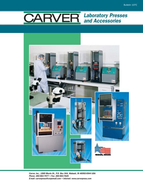 Laboratory Accessories for Carver Presses