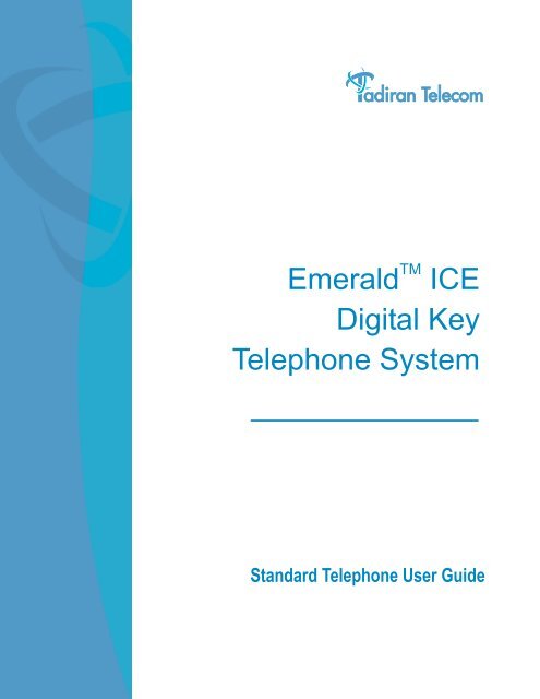14B Standard Telephone User Guide - Telephone Central