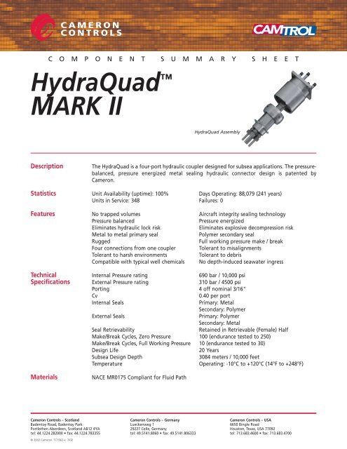 HydraQuad Mark II - cedip