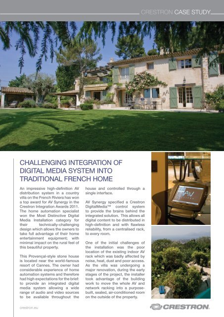 crestron master installer