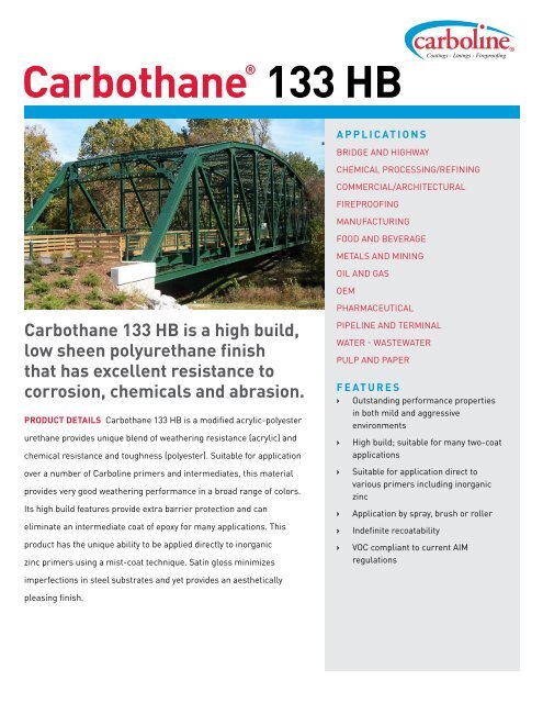 Carbothane 133 HB - Carboline