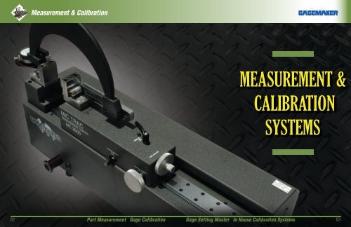 Measurement & Calibration - Gagemaker