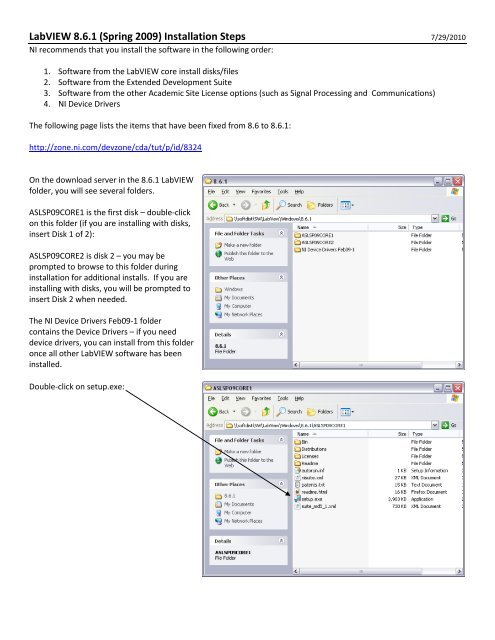 Where to install labview drivers - qualityxaser
