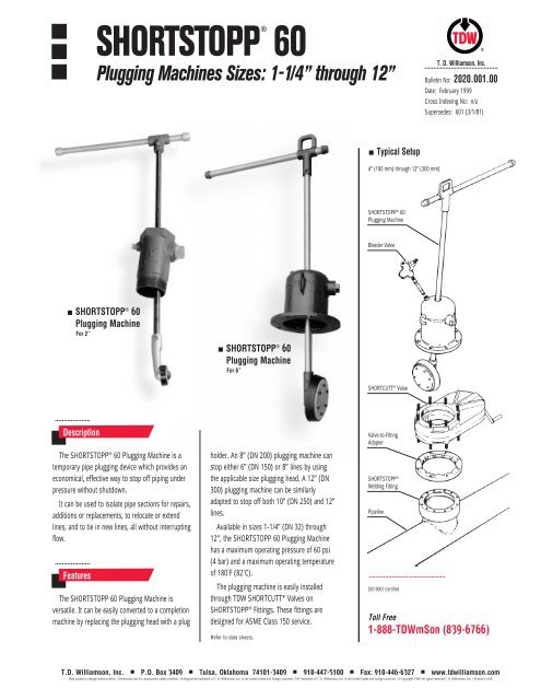 TDW Products and Services Catalog