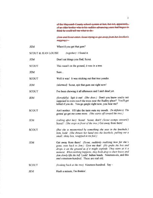 of the Maycomb County school system at last, but ... - CenterREP.org