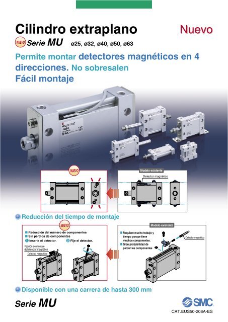 Cilindro extraplano - SMC ETech