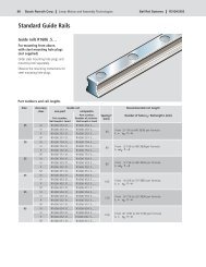 Bosch Rexroth Guide Rails Type 1605-3 Catalog