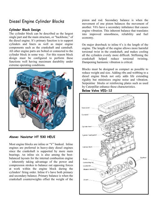 Diesel Engine Cylinder Blocks