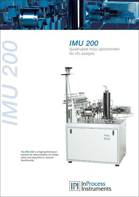 IMU 200 - InProcess Instruments
