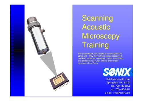 ABCs of Ultrasonics - INSIDIX, Non-Destructive Testing