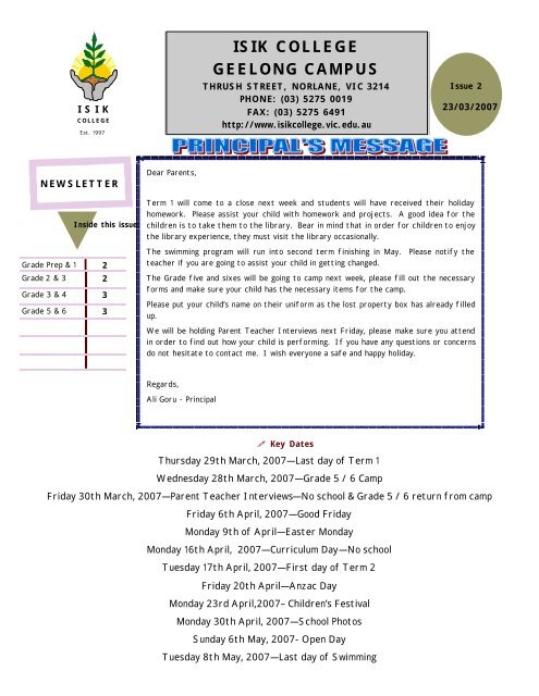 isik college geelong campus