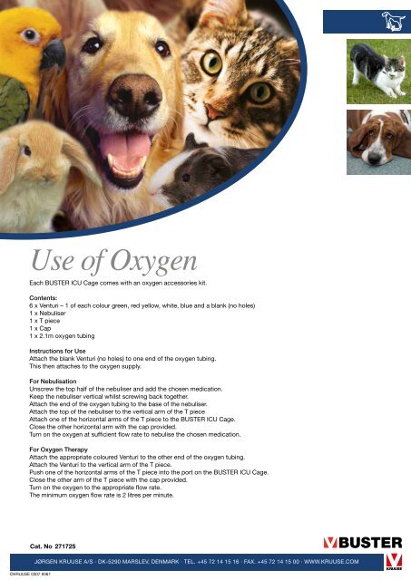 BUSTER ICU Cage leaflet - Kruuse