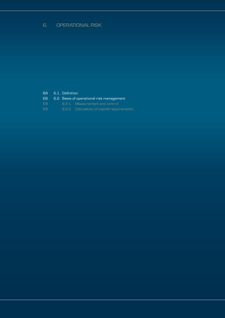 6. OpEraTiONaL riSk - Danske Bank