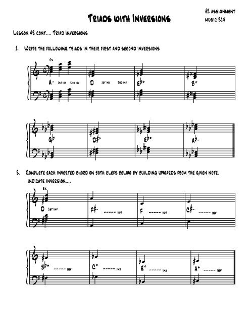 2_Triads with Inversions_Bass Chord Theory