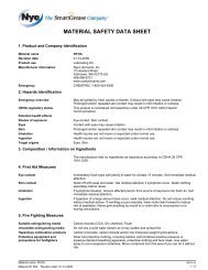 Hydraulic Oil MSDS Sheet - A-Dec