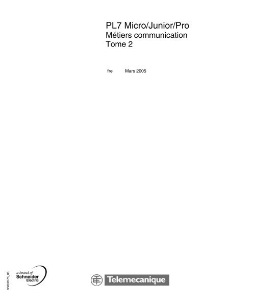 PL7 Micro/Junior/Pro - Réseau National de Ressources en ...