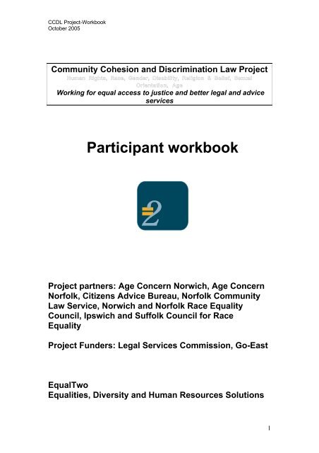 Participant workbook - Equal But Different