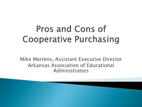 Pros and Cons of Cooperative Purchasing