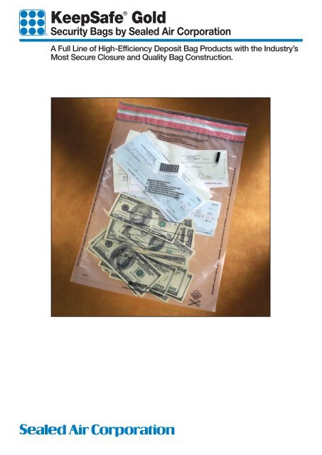 KeepSafe Â® Gold Deposit Bags - Protective Packaging from Sealed Air