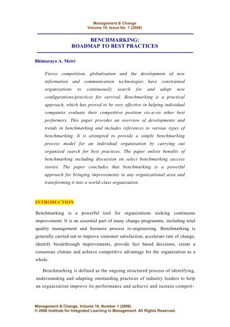 Benchmarking-+roadmap+to+best+practices