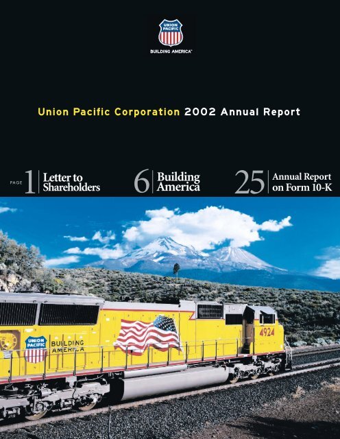 Union Pacific Corporation 2002 Annual Report