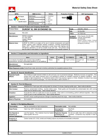 SAFETY DATA SHEET Sunoco