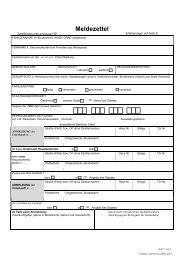 Meldezettel - Pfarrwerfen
