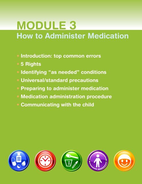 How to Administer Medication - Healthy Child Care America