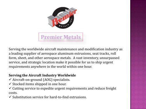 Premier Metals