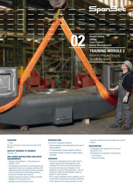 View more details about this module - SpanSet UK Ltd