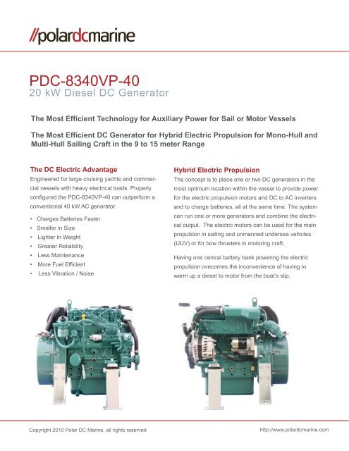 PDC-8340VP-40 - Polar Power Inc.
