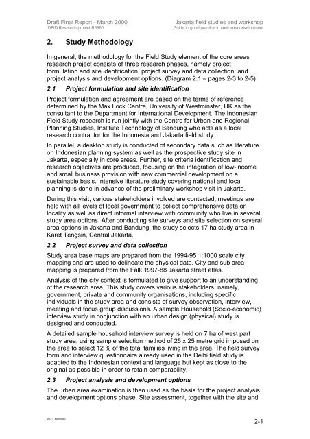 Methodology Page Research Project Sample