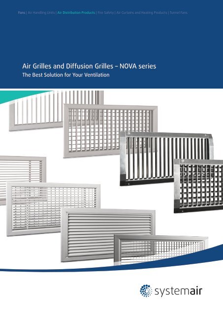 Air Grilles and Diffusion Grilles â NOVA series - Systemair