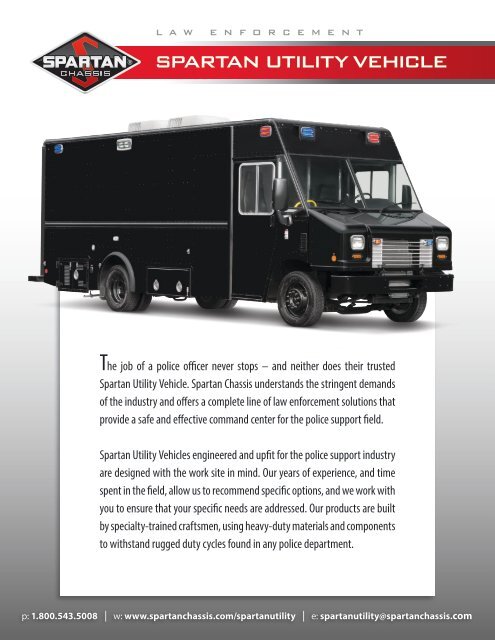 SPARTAN UTILITY VEHICLE - Spartan Chassis