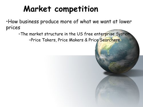 Market competition - Lebanon High School