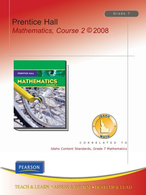 Prentice Hall Mathematics, Course 2