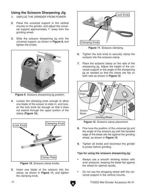 Using the Scissors Sharpe