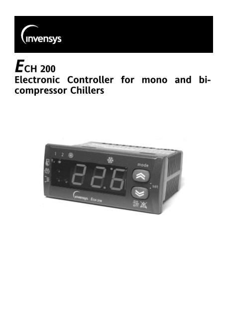 ECH 200 Electronic Controller for mono and bi - TPi Klimatimport AB