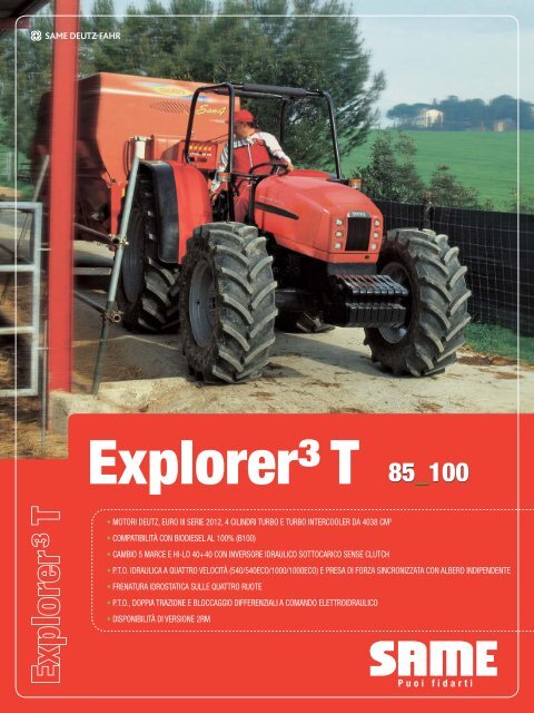 Trattori Same Explorer3t 85-100